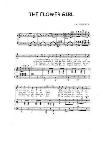 The Flower Girl Partition gratuite