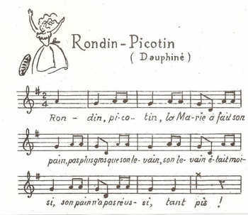 Rondin picotin Partition gratuite